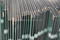 China Fencing French Green Laminated Security Glass With High Temperature for sale