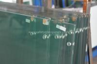 China Shattered Thermally Tempered Glass Window Film Annealed Glass , High Strength for sale