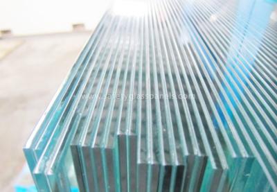 China External Balustrade Glass Handrails For Stairs , Flat / Curved Glass 15mm for sale