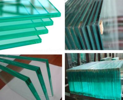 China Double Glazed Clear Laminated Safety Glass Window 15mm 19mm For Bathroom for sale
