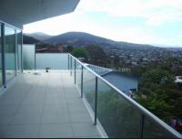 China Tinted Tempered Architectural Glass Balustrade Frameless Glass Fencing for sale