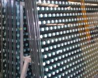 China Blue Coated Silkscreen Printed Glass For Table Tops , Bulletproof for sale
