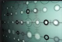 China Light Green Digital Silk Screen Printing On Glass , Commercial Glass Doors for sale