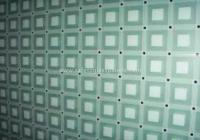 China Light Green Digital Silk Screen Printing On Glass , Commercial Glass Doors for sale