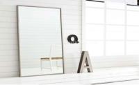 China Large Antique Painted Long Silver Wall Mirror Backing Paint of Float Glass for sale