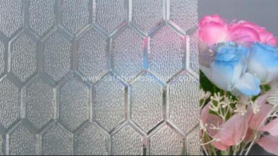 China Opaque 3mm Mistlite Decor Figured Glass Building Doors And Windows for sale