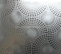 China Personalized Diamond Acid Etching Glass At Home , Rain Patterned Glass Decoration for sale