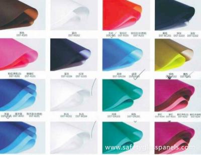 China Heat Insulated  PVB Film for Car Windshield Glass , Colored Glass Laminate Film for sale