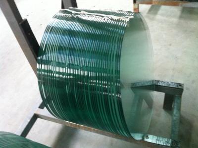 China Clear Tempered Safety Glass for Table Top with Round / flat Polished Edges for sale