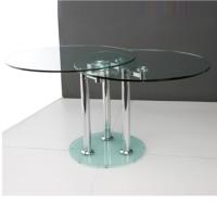 China Clear Tempered Safety Glass for Table Top with Round / flat Polished Edges for sale