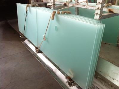 China Tempered Acid Etched Glass for sale