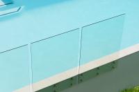 China Australian Standard tempered glass fence panels 8mm ,10mm with pridrilled holes for sale