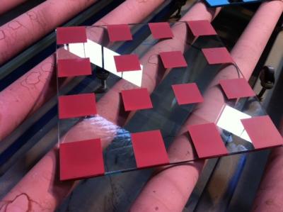 China Tempered Silkscreen Printed Glass , toughened safety glass with different colours for sale