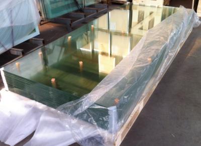 China Curve clear 10mm / 8mm Bulletproof  Tempered Safety Glass for Office Separator for sale