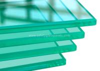 China Window Laminated Safety Glass , 10mm Clear Tempered Glass Panel for Office for sale