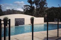 China Golden Bronze Modern Flat Top Glass Pool Fencing 8mm - 19mm Toughened Safety Glass for sale