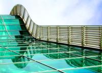 China Furnniture Tempered Laminated Glass Windows With Heat Reduction Milk white for sale