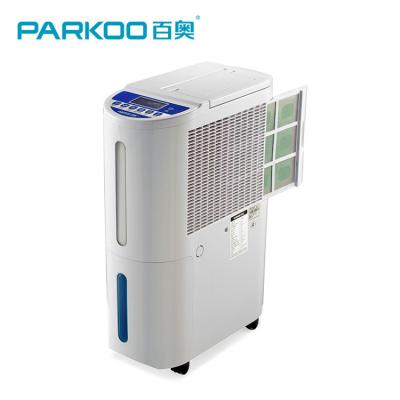 China Remote Control Refrigerant Parkoo Dehumidifier 22L / Day R134A Large Household Optimization for sale
