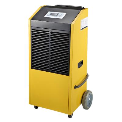 China Data Entry High Efficiency Dehumidifier , 4kg/H Hand Push Industrial Dehumidifier For Greenhouses for sale