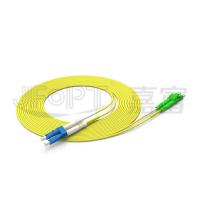 China Duplex LC- LC Fiber Patch Cord 2.0mm 3.0mm Single Mode OS2 Zipcord Fiber Optic Cable for sale