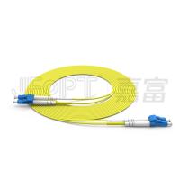China Duplex LC- LC Fiber Patch Cord 2.0mm 3.0mm Single Mode OS2 Zipcord Fiber Optic Cable for sale