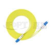 China Duplex LC- LC Fiber Patch Cord 2.0mm 3.0mm Single Mode OS2 Zipcord Fiber Optic Cable for sale