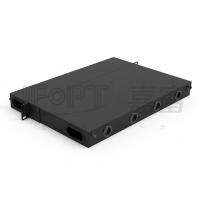 China 19 Inch 1U 96F MPO Fiber Patch Panel MTP High Density Rack Mount for sale