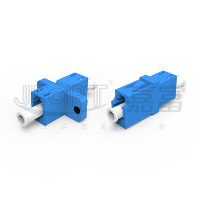 China LC Fiber Optic Adapter SM MM Single Duplex Quad Low Loss 0.2dB Insertion Loss for sale