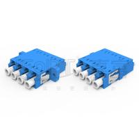 China LC Fiber Optic Adapter SM MM Single Duplex Quad Low Loss 0.2dB Insertion Loss for sale