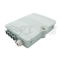 China FTTH Fiber Optic Splitter Terminal Box 1x8 Wall Mount IP65 PC ABS for sale