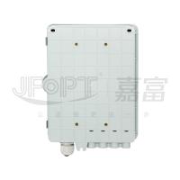 China FTTH Fiber Optic Splitter Terminal Box 1x8 Wall Mount IP65 PC ABS for sale