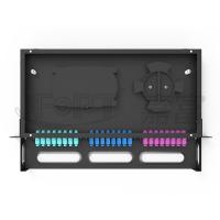 China 19 Inch Rack Mount Fiber Patch Panel 1U 48/72/96 Cores for sale