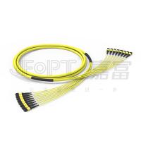 China G657A1 Bend Insensitive MPO Fiber Optic Cable 96 Core 8 Unit 12 Fibers Single Mode OS2 Low Loss for sale