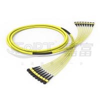 China G657A1 Bend Insensitive MPO Fiber Optic Cable 96 Core 8 Unit 12 Fibers Single Mode OS2 Low Loss for sale