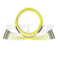 China G657A1 Bend Insensitive MPO Fiber Optic Cable 96 Core 8 Unit 12 Fibers Single Mode OS2 Low Loss for sale