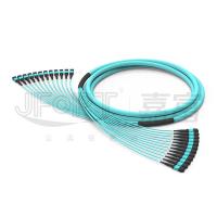 China 288 Cores 12 Sub Unit Multimode OM3 300 Mpo Cable OFNR OFNP MPO PC Fiber Optic Trunk for sale