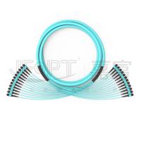 China 288 Cores 12 Sub Unit Multimode OM3 300 Mpo Cable OFNR OFNP MPO PC Fiber Optic Trunk for sale