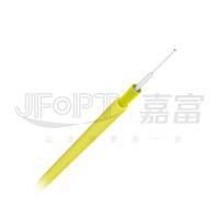 China 3.0mm Single Core Indoor Fiber Optic Cable Aramid Yarn PVC LSZH UL Flame Retardant 80N Tension for sale