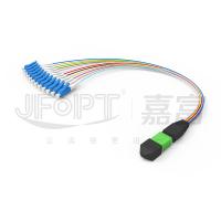 China MPO/PC To LC/UPC Breakout Cable For MPO Modular Cassette for sale