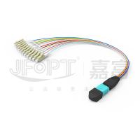 China MPO/PC To LC/UPC Breakout Cable For MPO Modular Cassette for sale