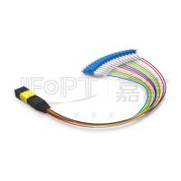 China MPO-LC Patch Cord 16 Cores Single-mode Low Loss G657A1/G657A2 Type A Module Box for sale