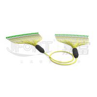 China 3.0mm Pre Terminated Fiber Optic Cable 24 Cores G657A1 Yellow Outer Sheath LC/APC Branch for sale