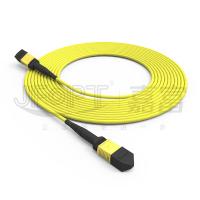 China 12-Core MPO Trunk Cable Single-Mode G657A1 3.0mm LSZH A/B Polarity Reversal Patch Cord for sale