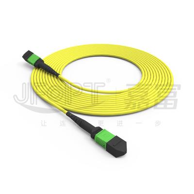 China MPO Connector 12 Cores SM Standard Loss Low Loss Fiber Patch Cord for Superior Performance for sale