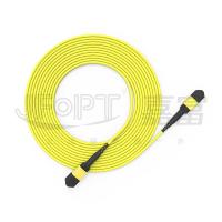 China MPO Connector 12 Cores SM Standard Loss Low Loss Fiber Patch Cord for Superior Performance for sale