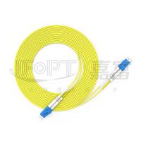 China Single Mode 9/125 2.0mm Fiber Optic Patch Cord LC/UPC to LC/UPC 3M for sale