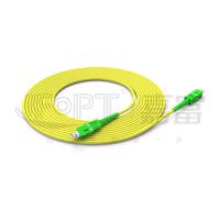 China 1m LSZH SC-SC UPC Fiber Optic Patch Cord OS2 OM4 Ceramic Ferrule 100N Tensile for sale