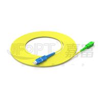 China 1m LSZH SC-SC UPC Fiber Optic Patch Cord OS2 OM4 Ceramic Ferrule 100N Tensile for sale
