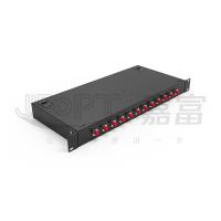 China 12 Core FC Fiber Patch Panel 1U Rack Mount Distribution Box Cold Rolled Steel for sale