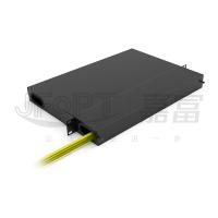 China LC G652D 96 Core MPO Module Box Rack Mount Fiber Patch Panel 1U High Density Data Center for sale
